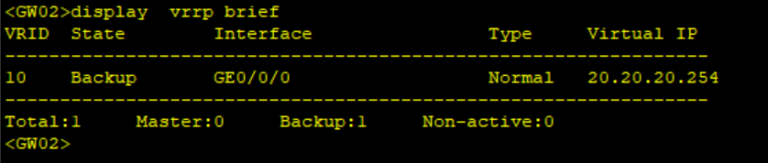 Virtual Router Redundancy Protocol (VRRP) Basic Configuration on Huawei ...