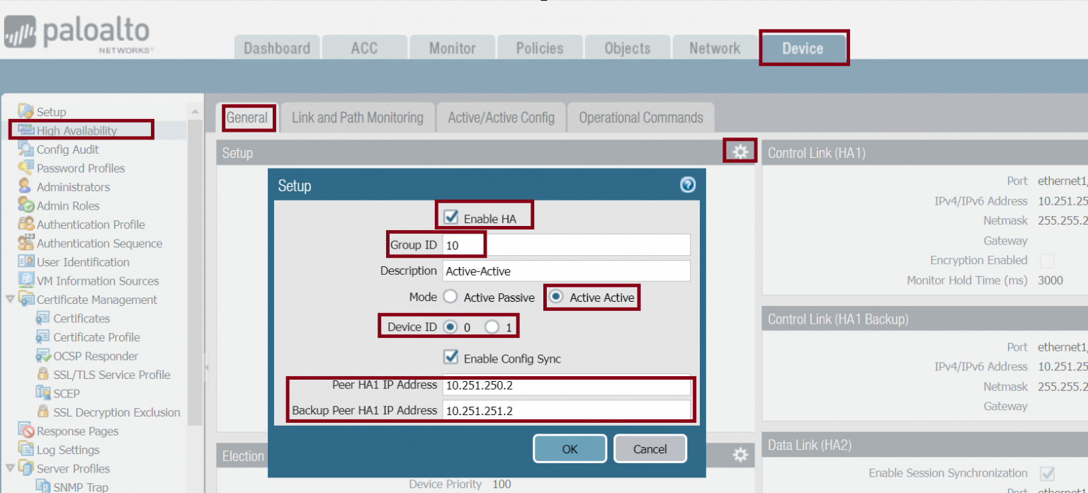 Palo Alto HA Configuration Part 2: Active-Active HA Mode - Lyfey ...