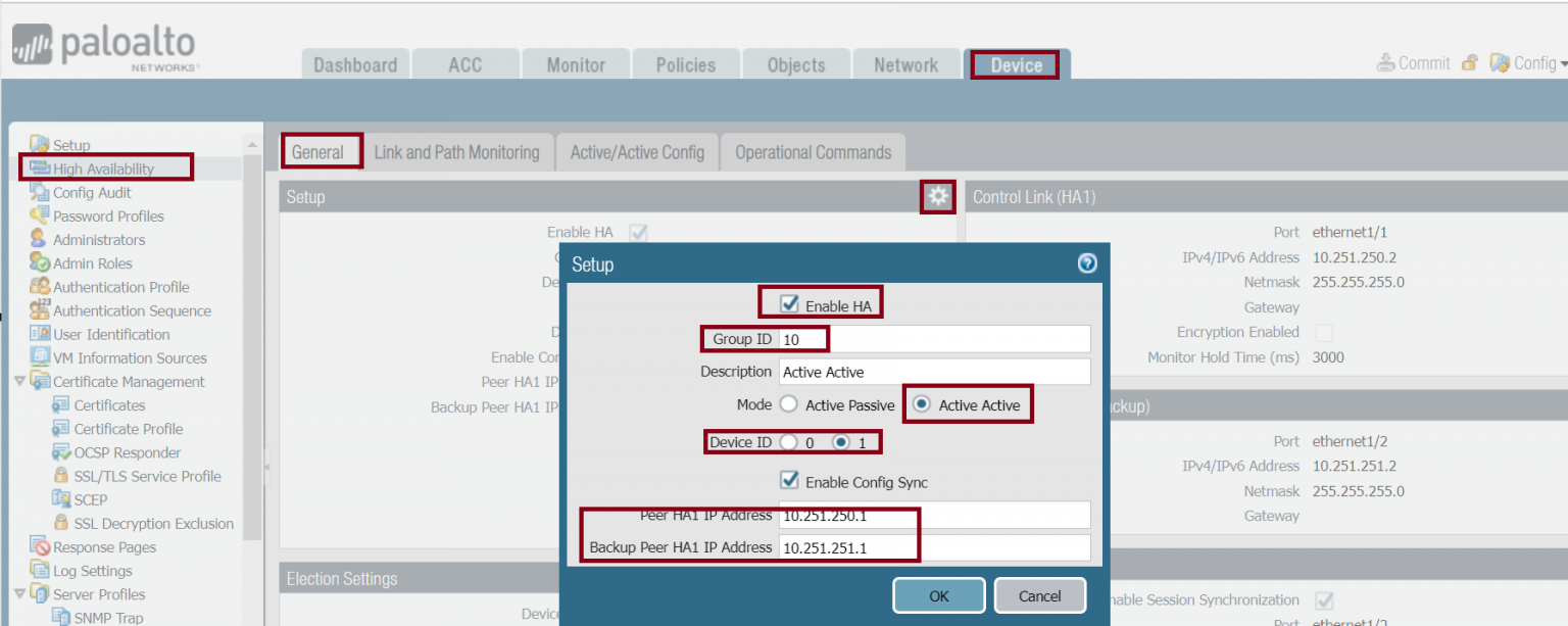 Palo Alto HA Configuration Part 2: Active-Active HA Mode - Lyfey ...